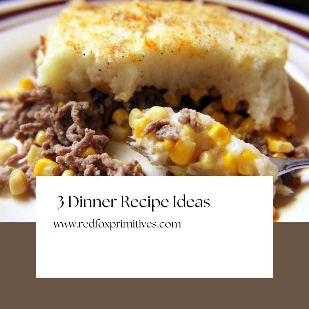 3 Mid-Week Meal Inspirations