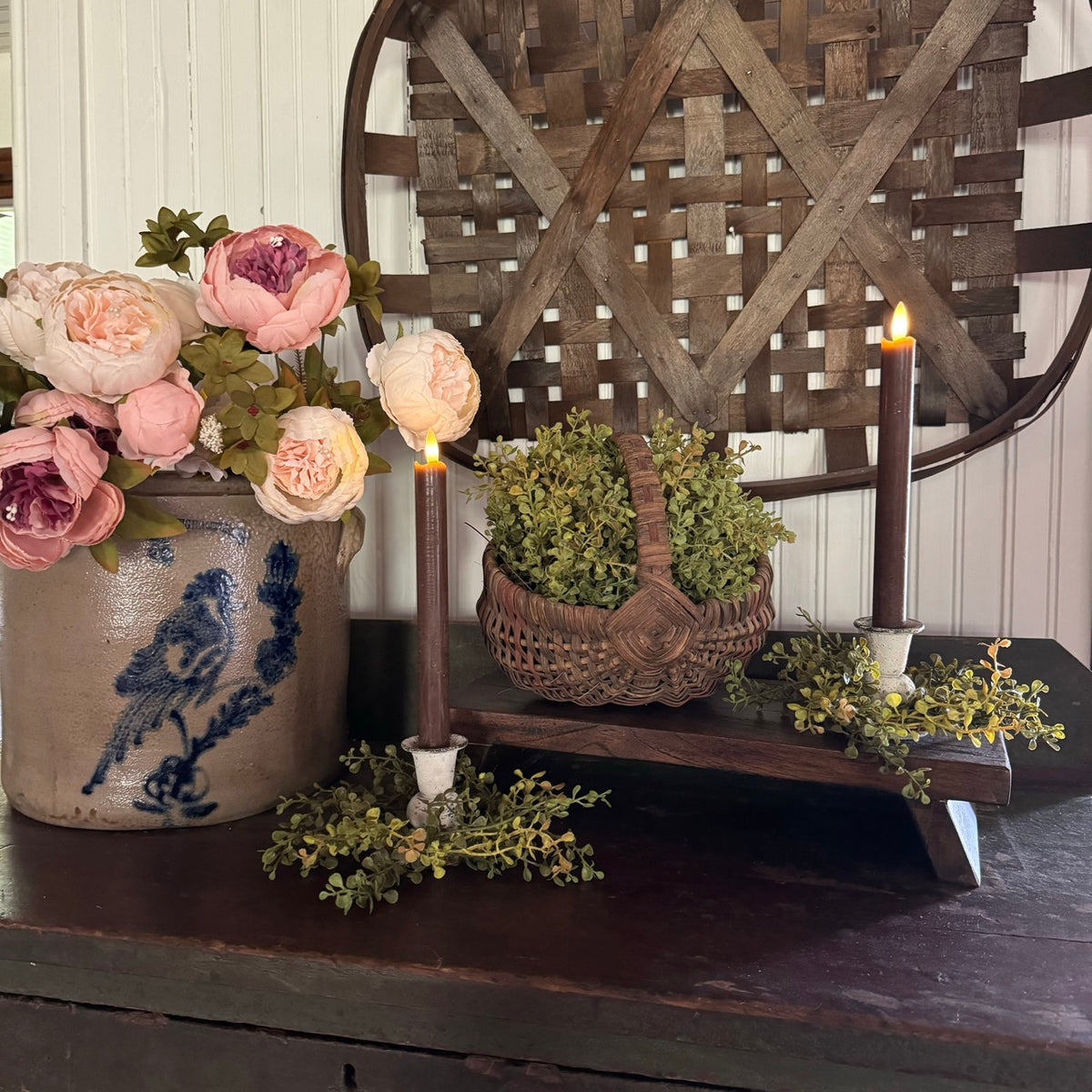 Rustic Brown Table Riser – Red Fox Primitives