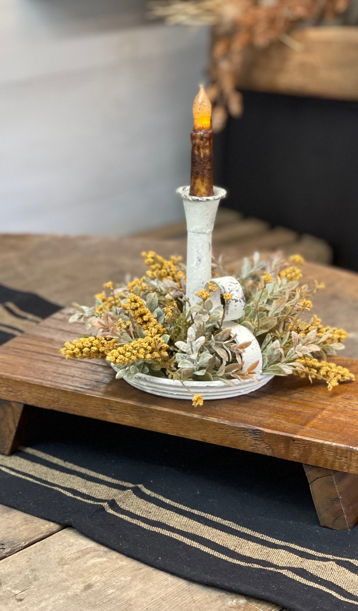 Rustic Brown Table Riser – Red Fox Primitives