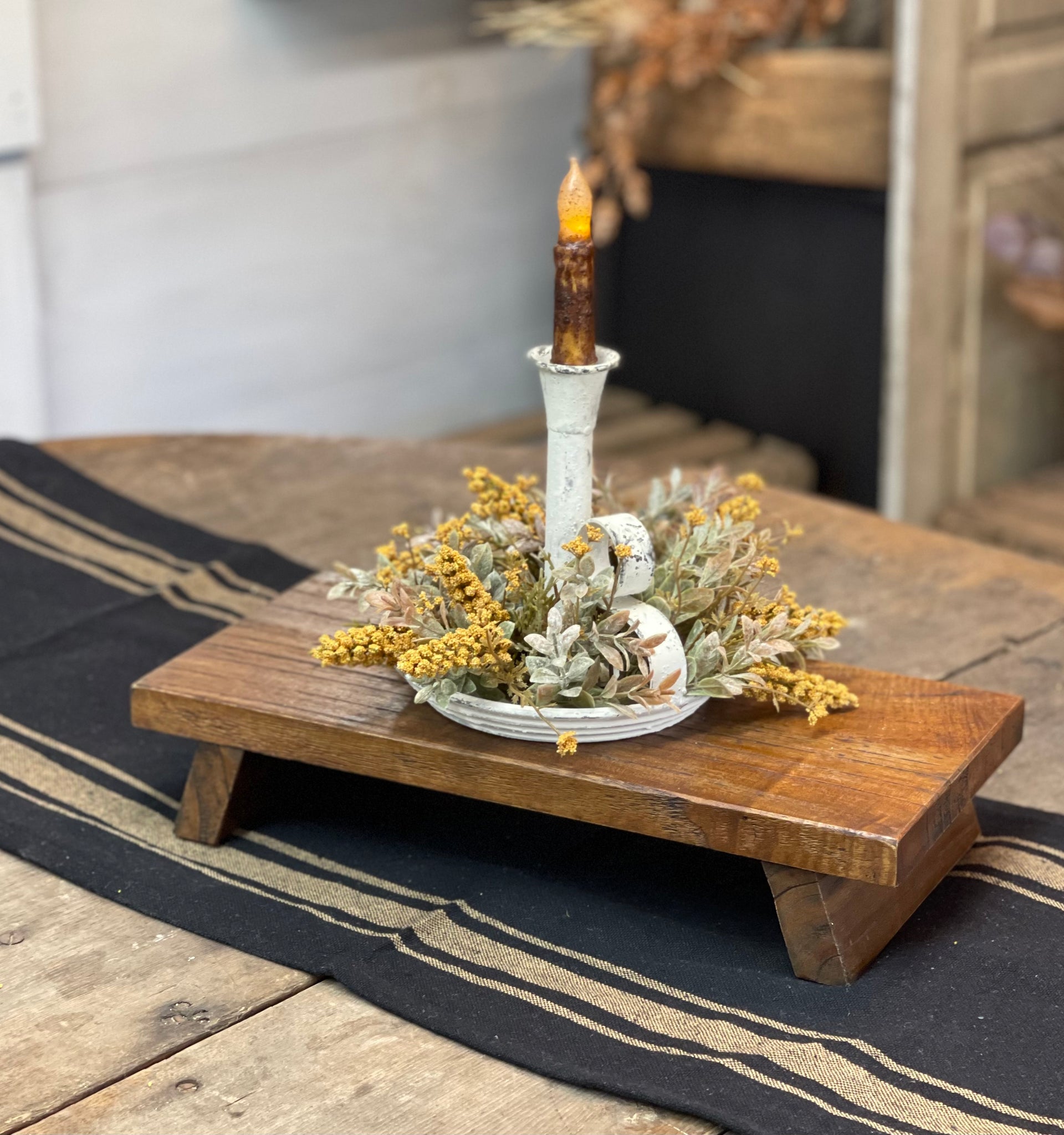 Rustic Brown Table Riser – Red Fox Primitives