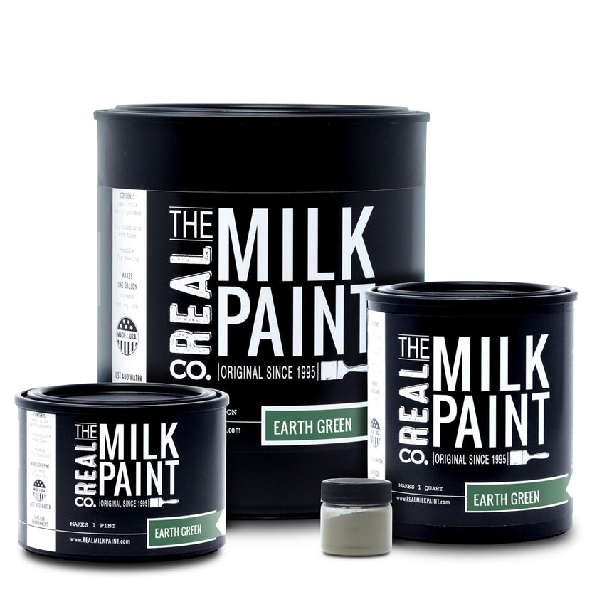 Earth Green - Milk Paint – Red Fox Primitives