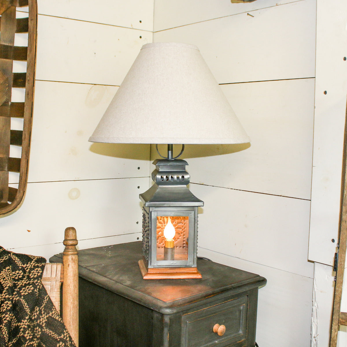 Antique Miner's Table Lamp &ndash...