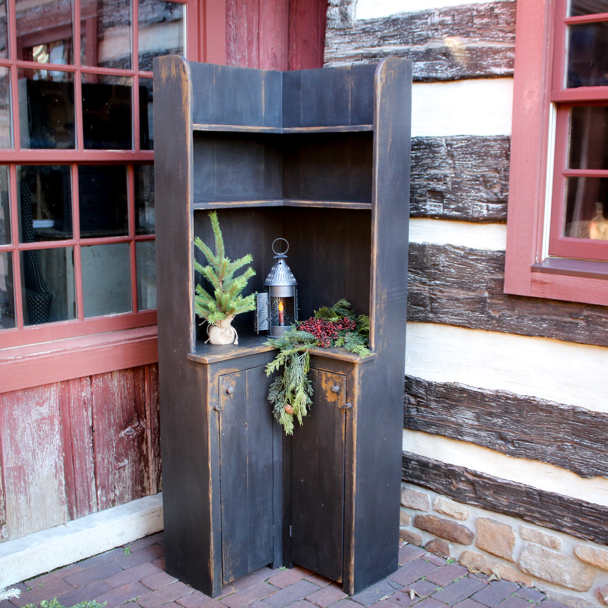 24" Corner Buttery - Primitive B...