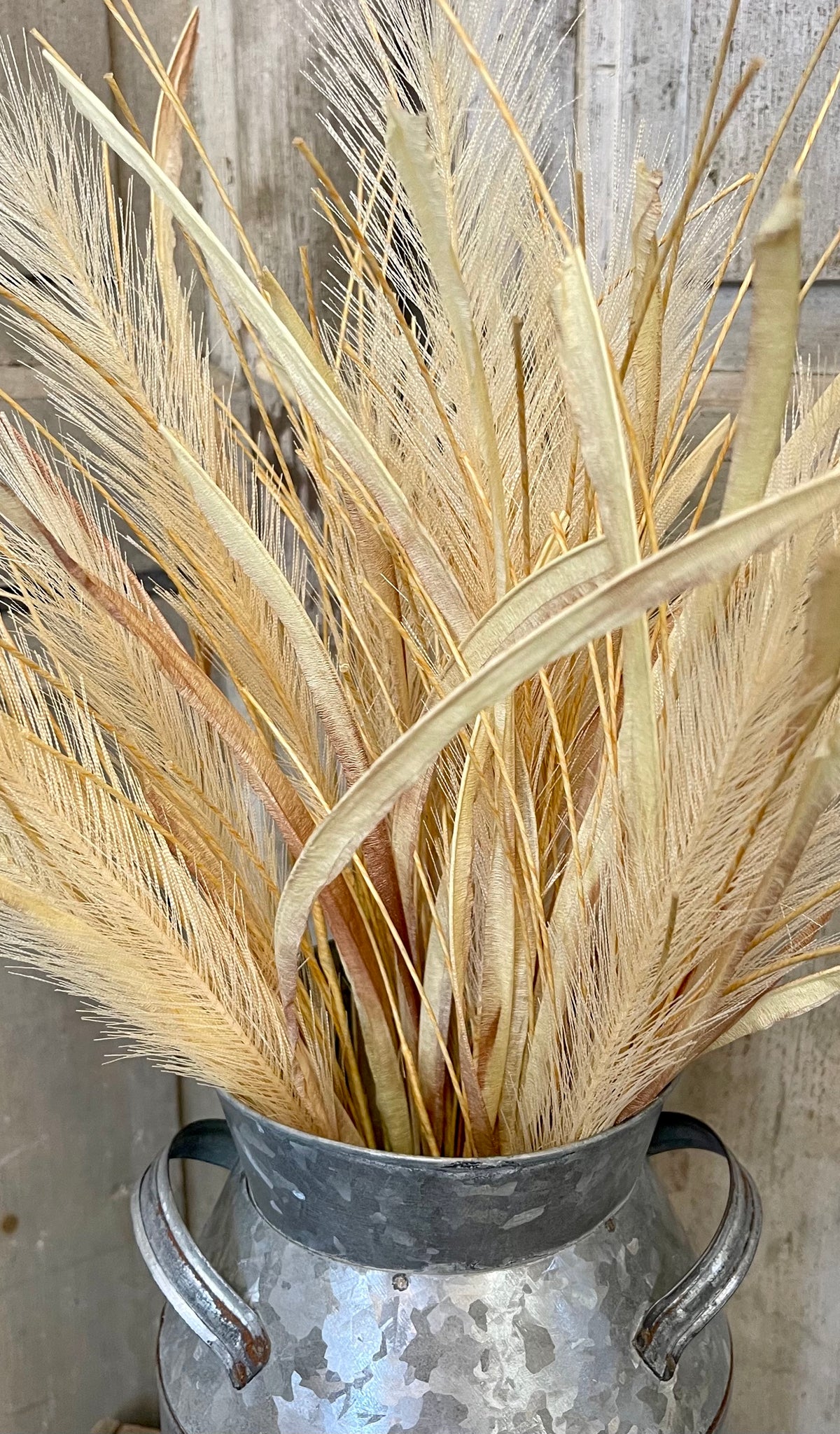 Wispy Wheat Fall Bush - Artificial Fall Flowers - Set of 2 – Red Fox ...