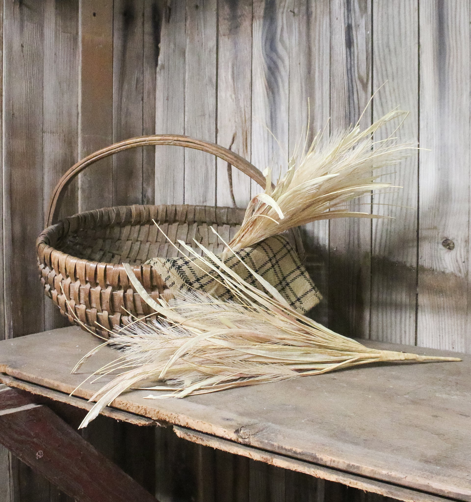 Wispy Wheat Fall Bush - Artificial Fall Flowers - Set of 2 – Red Fox ...